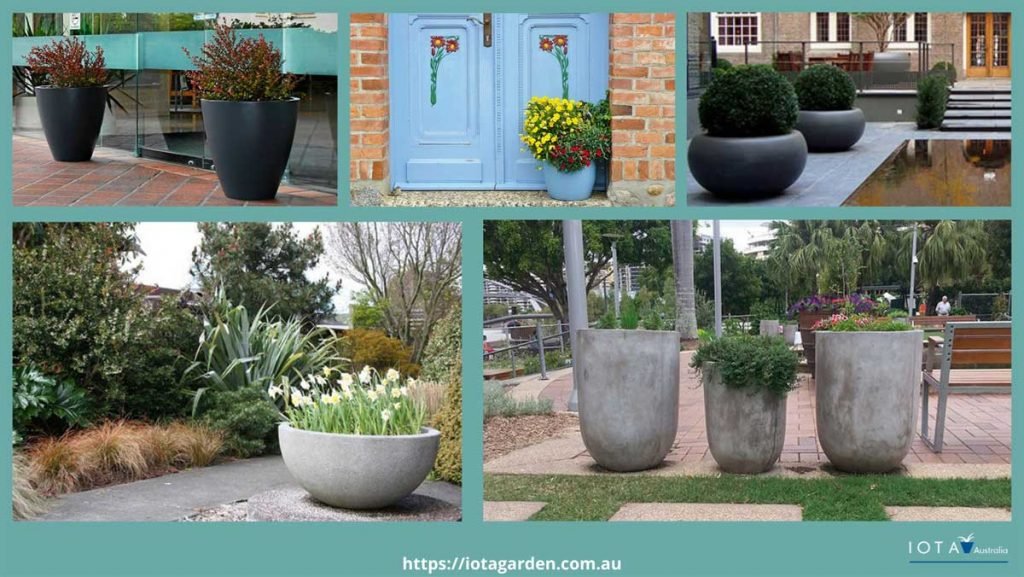 Container Gardening with Custom Round Garden Pots